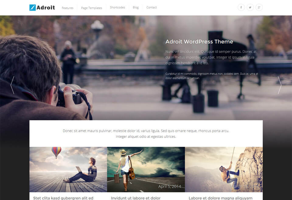 WordPress Themes for Business or Corporate by CPOThemes